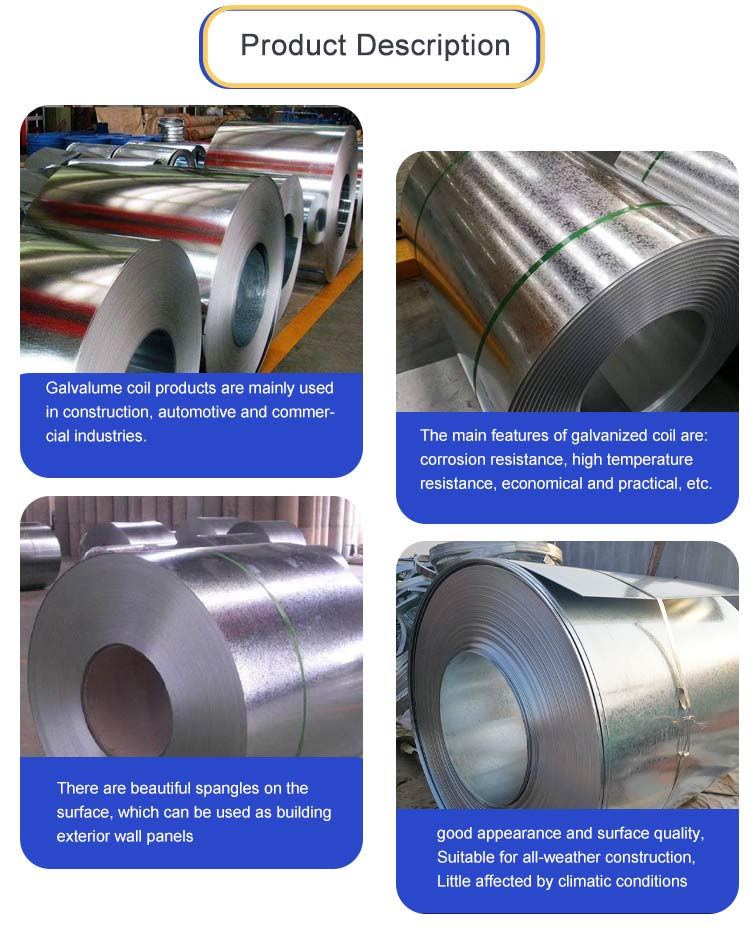 Galvalume Steel Coil AZ150 G550 GL AFP Aluzinc steel for Equipment ...