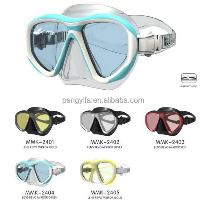Silicone Freediving Diving Mask for Adults - Women's Snorkel Mask