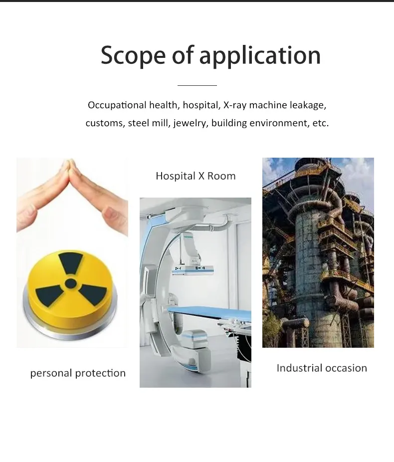 GM-101 nuclear radiation alarm Four gears sound and light alarm ...