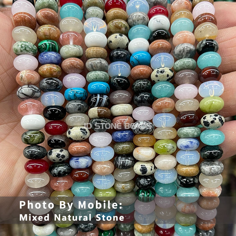 Wholesale Gemstone Beads In Bulk Natural Stone Abacus Beads For Jewelry ...