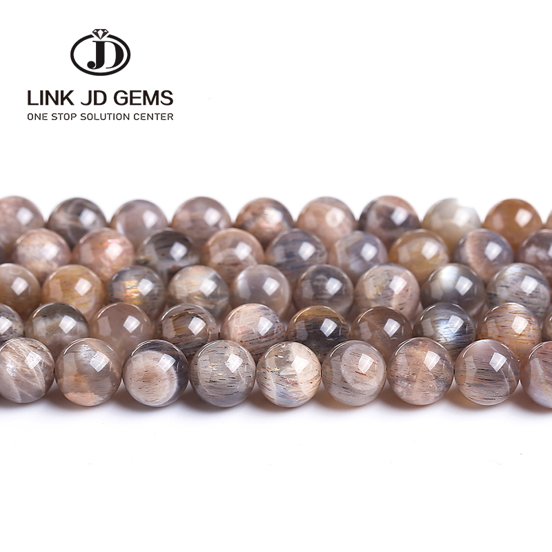 Natural Gemstones Wholesale- Natural Black Moonstone For DIY Gifts ...