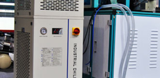 Industrial chillers for cooling Argentina high-speed card machine