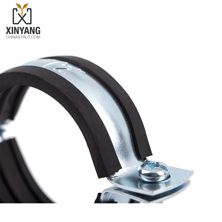 XYSTRUT - EPDM lined Pipe Clamp hanger Pipe clamp