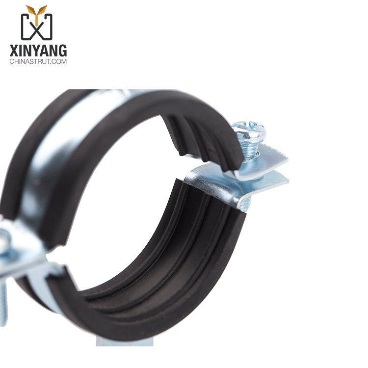 XYSTRUT - EPDM Rubber lined pipe hanger clamp Pipe clamp