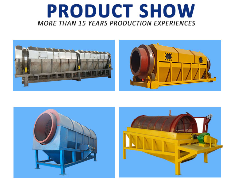 Dayong - 2mm/1mm/0.5mm mesh BSF sieving trommel screen with bucket conveyor