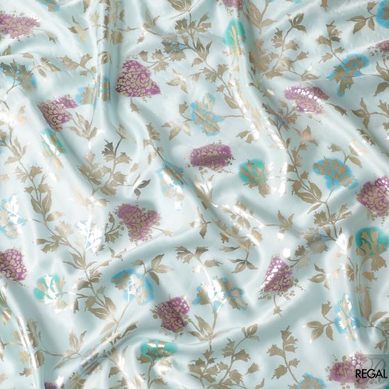Romankelly - Printed Silk Chiffon Fabric 100% Pure Silk Fabric for ...