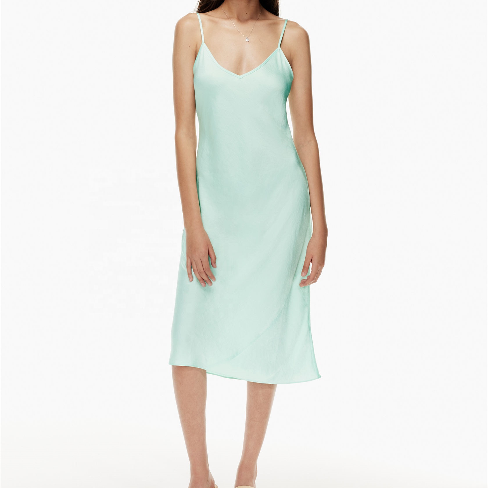 Romankelly - Hot Selling Sexy Elegant Maxi Dress Satin Silk Spaghetti ...