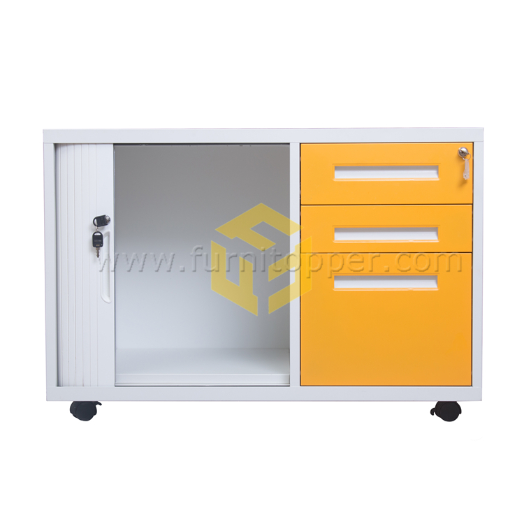Office Filing Storage Fully Assembled Mobile Metal Filing Cabinet ...