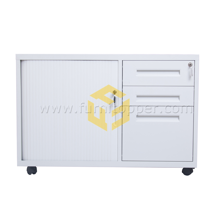 Office Filing Storage Fully Assembled Mobile Metal Filing Cabinet ...