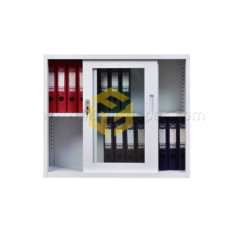 Luoyang Factory Small Sliding Glass Door File Cabinet with Adjustable ...