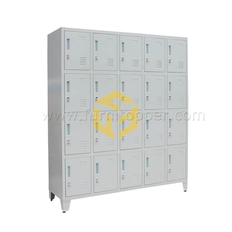 Metal Furniture 20 Door Wide Big Storage Staff Metal Lockers Standard ...