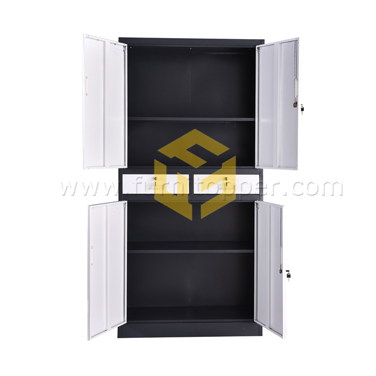 Factory Direct Sales 4 Swing Door Middle Drawers Office Files Storage ...