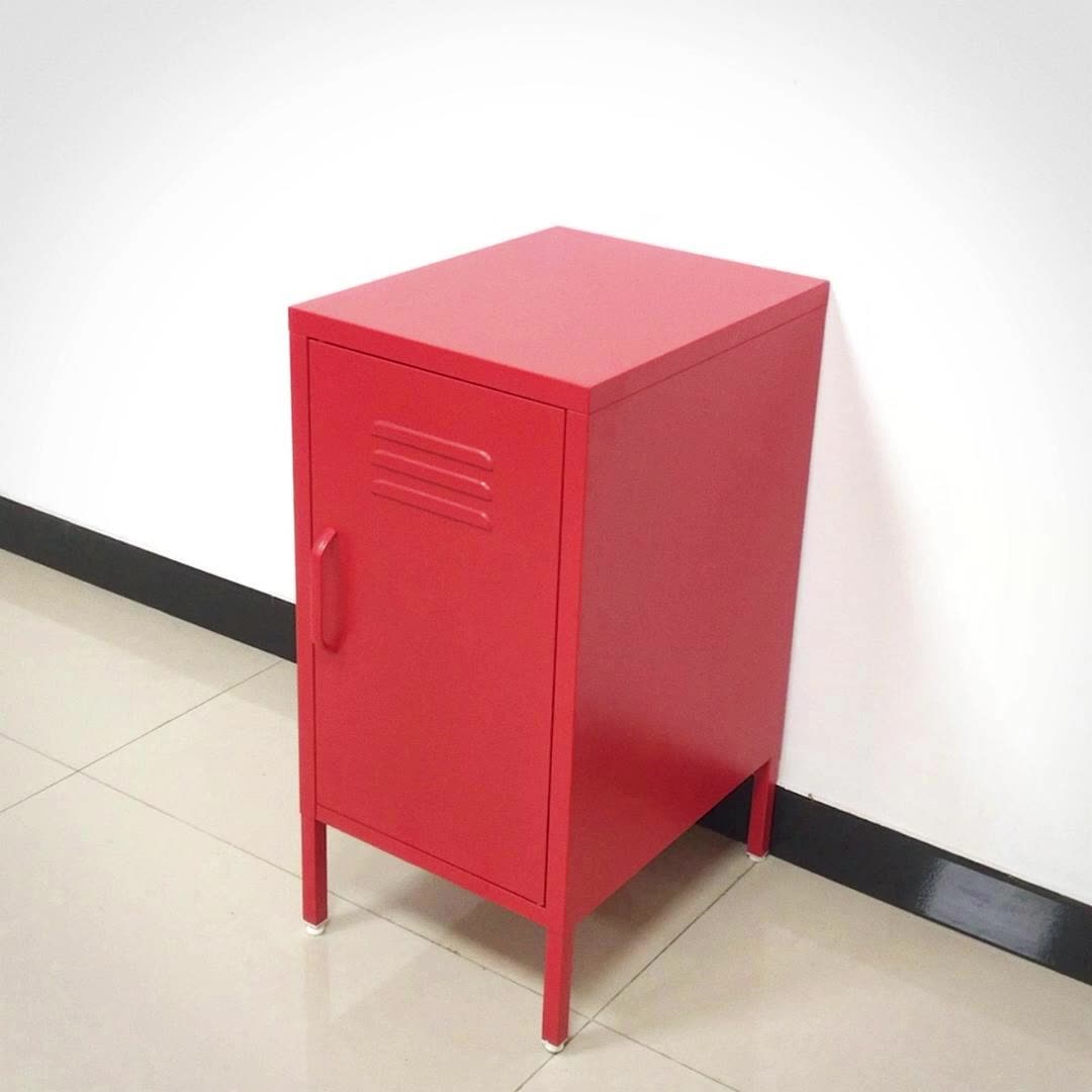 Red Color Home Metal Storage Locker for Storing Children's Clothes or ...