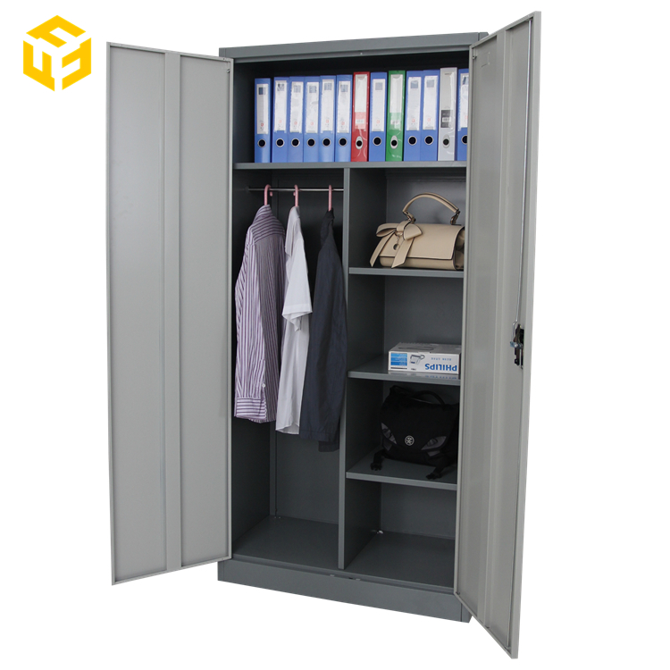 Steel File Cabinet Clothes Locker Metal Closet Wardrobe Metal Cabinet ...