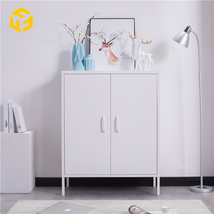 Modern Nordic Style Mini Storage Cabinet Locker with 2 Adjustable ...