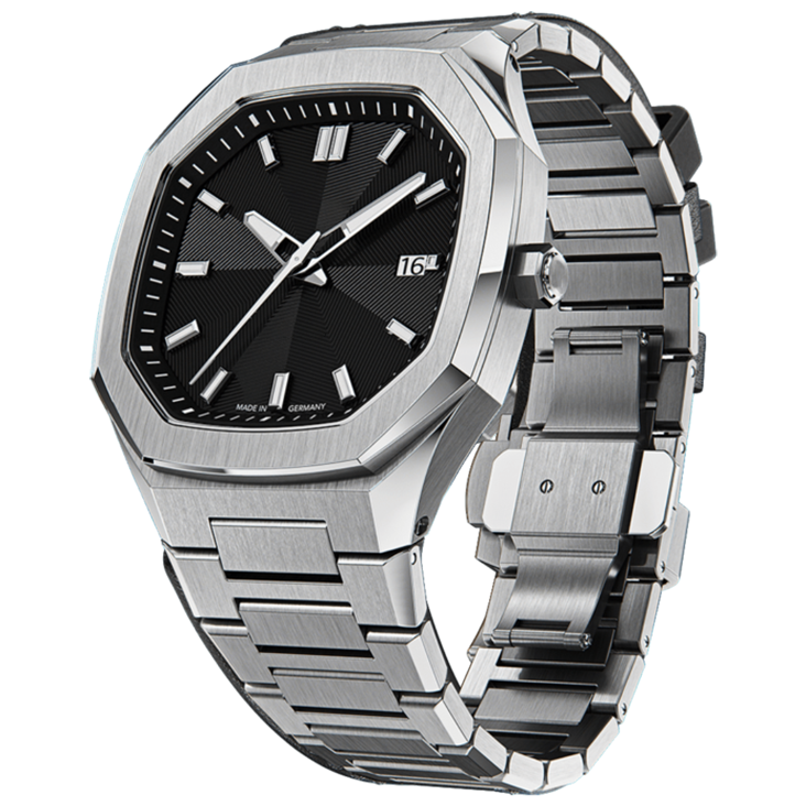 Square Stainless Steel Men's Automatic Watch