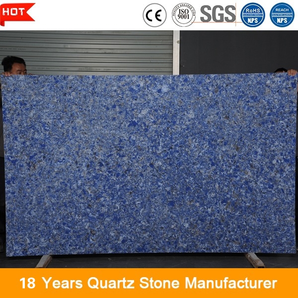 Blue Engineered Quartz Stone,Quartz Stone Countertops,Quartz Kitchen ...