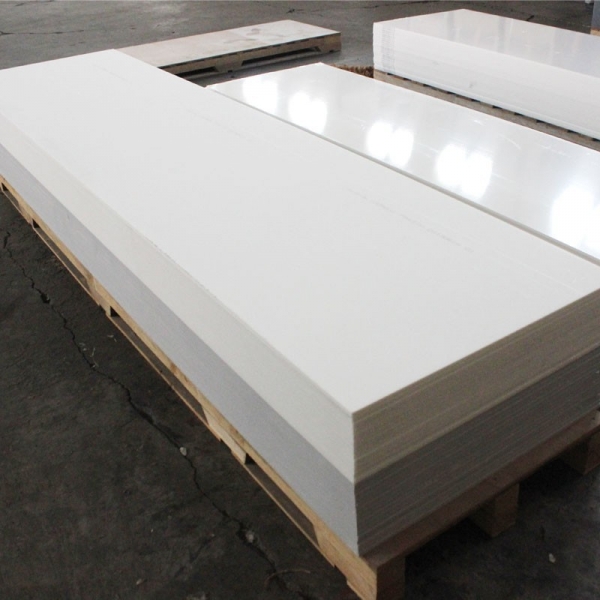 High Class High Gloss Pure White Kitchen Acrylic Solid Surface ...