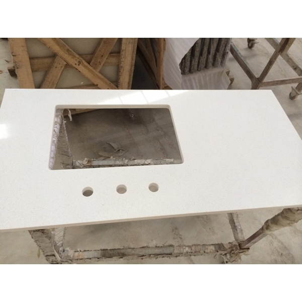 Chinese White Quartz Kitchen Countertops For Sale