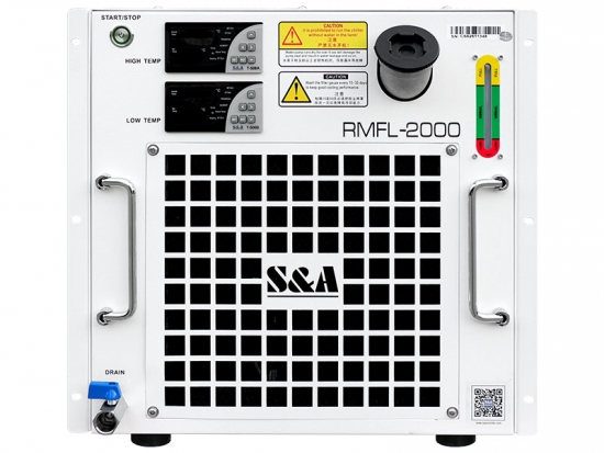 Rack mount recirculating laser chiller RMFL-2000 for 2KW handheld fiber ...