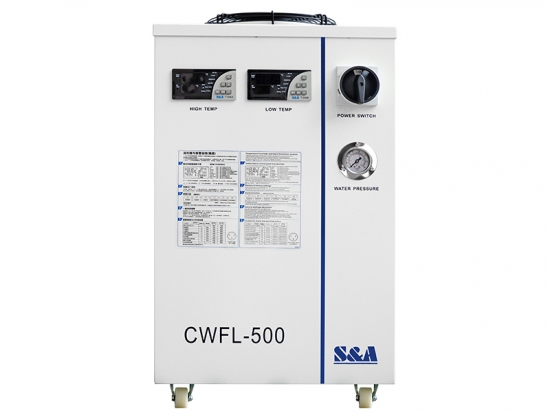 Dual temperature water chillers CWFL-500 for 500W fiber laser suppliers ...
