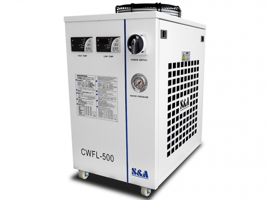Dual temperature water chillers CWFL-500 for 500W fiber laser suppliers ...