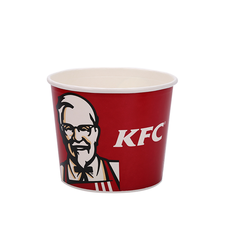 KaiLai Packaging - White cardboard paper packaging buckets Fried ...