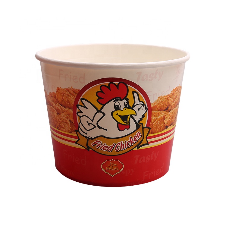 Kailai Packaging Disposable Take Away Paper Fried Chicken Bucket