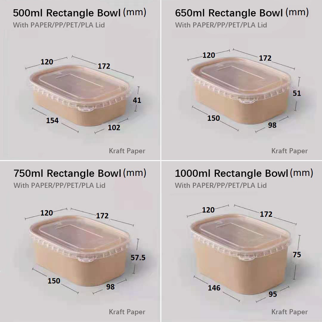 Kailai Packaging Disposable Takeaway Paper Hot Food Container