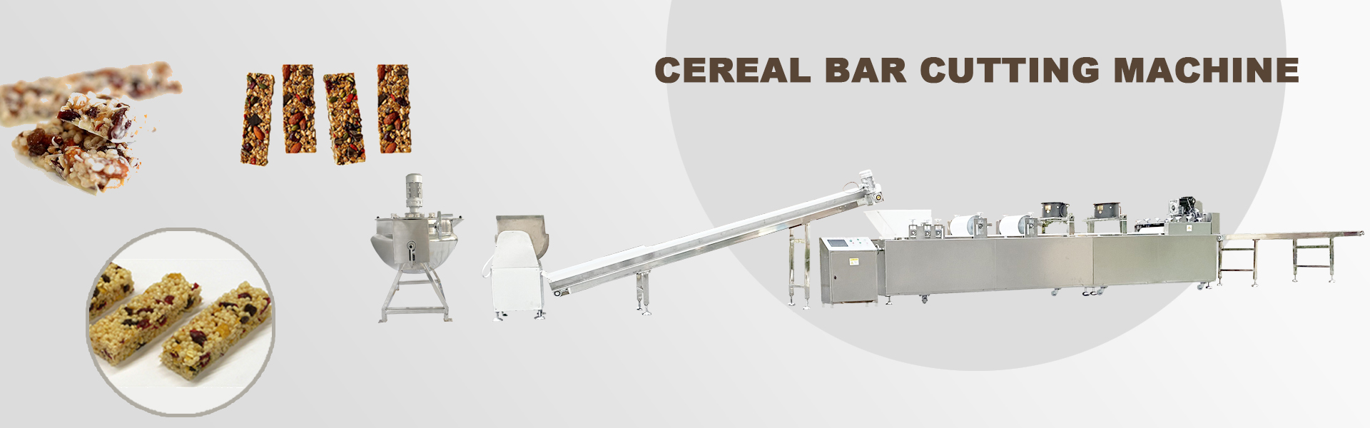 Papa Full Automatic Cereal Bar Slab Line - High-Tech & Easy to Operate