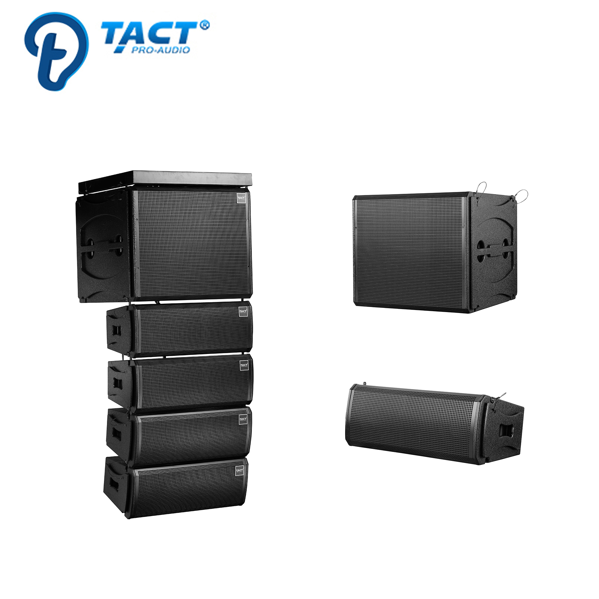 TACT - Cheap dual 8 inch professional audio mini line array system