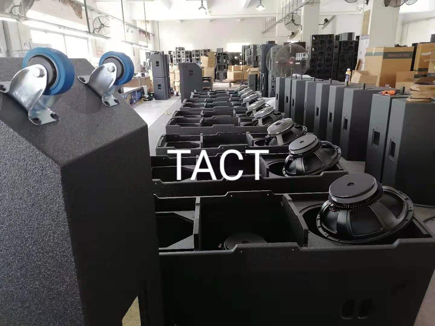 TACT - Professional audio three way speaker double 15 inch professional ...