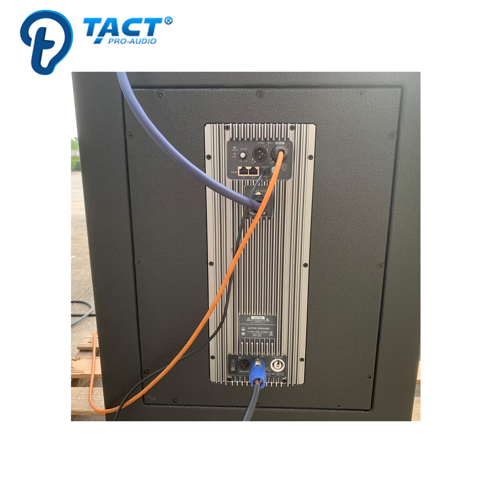 TACT - Powered 10inch line array speaker system small show mini active ...