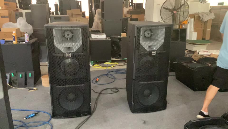 TACT - Professional audio three way speaker double 15 inch professional ...