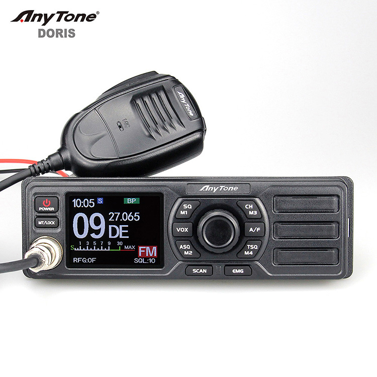 Anytone - ANYTONE 12/24V CB transceiver DORIS 27Mhz CB Radio with Din ...