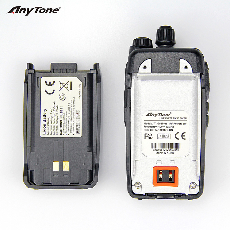 Anytone - Anytone Original Walkie Talkie factory battery QB-40L 1350mAh ...