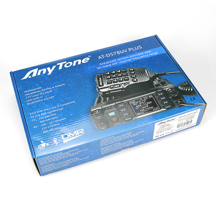 Anytone - Anytone AT-D578UV PLUS Dual Band Amateur Radio with DTMF ...