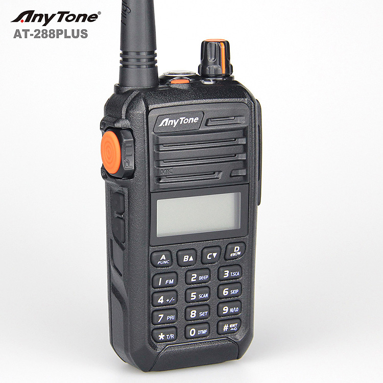 Anytone - Anytone AT-288 Plus Walkie talkie 128 Channels 66~88MHz 2 way ...