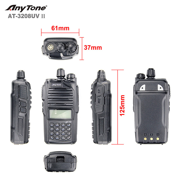Anytone - Anytone direct factory AT-3208UVII two way radio walkie ...