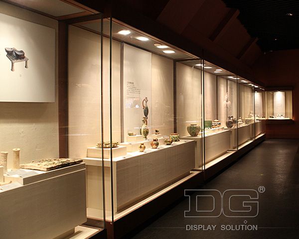 DG Showcase Museum Display Cabinets Exhibition Showcase Wall Mount ...