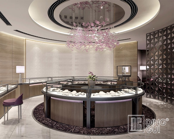 DG Showcase commercial jewelry display cabinet showcase factory direct sale