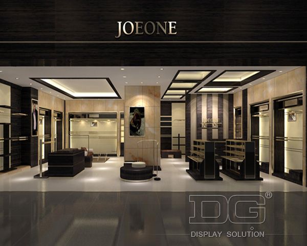 GR40 High End Luxury Clothing Display Cases_