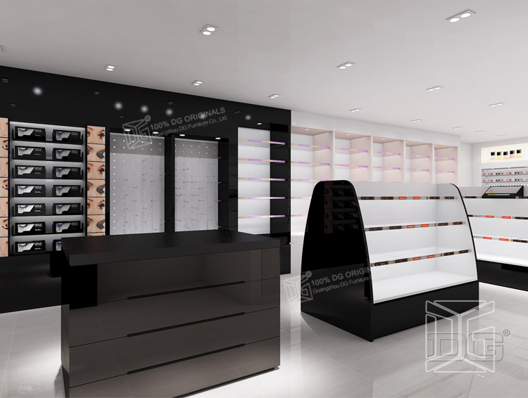 CM90 Custom High End Wooden Makeup Display Stand_