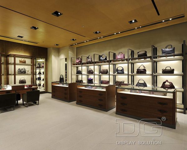 HB37 Wood Veneer Man's Handbag Shop Furniture_