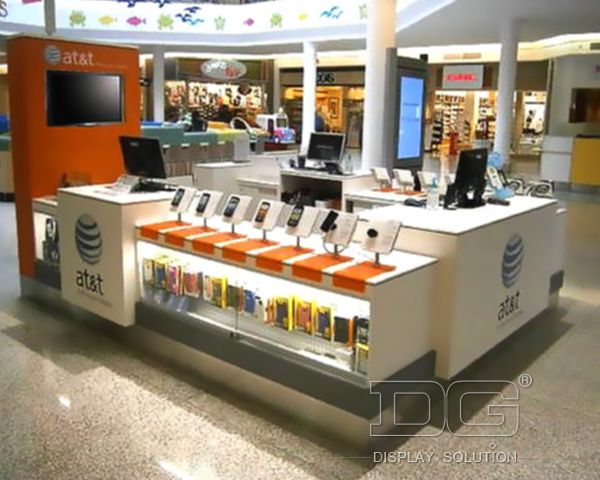 EL34 Simple Wooden Cell Phone Display Counter_