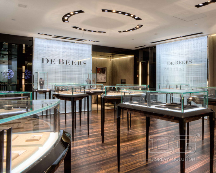 DG Showcase High-end luxury jewelry display cabinet customized showcase ...