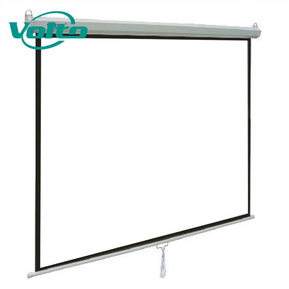 HTP 72\"84\"100\"120\"150\" inches 4:3 16:9 roll up self lock manual ...