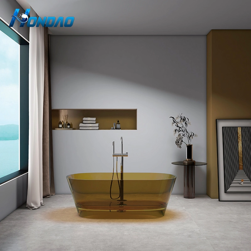 HONDAO - Factory Price Indoor Glossy Yellow Resin Solid Surface Stone ...