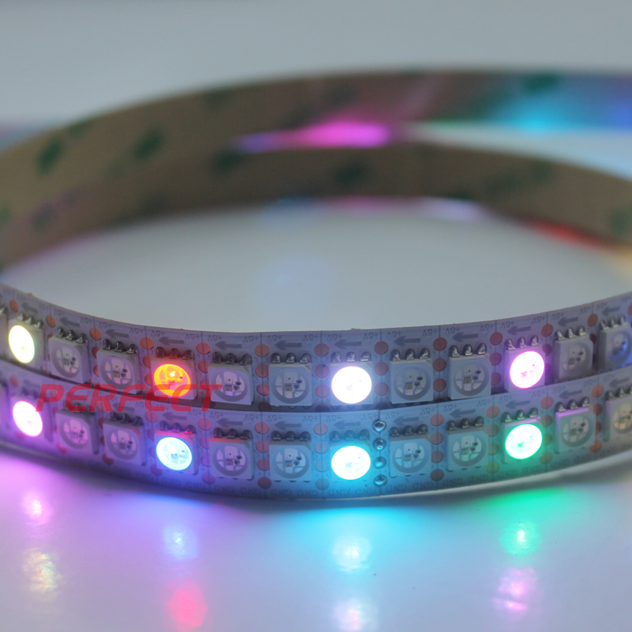 WS2815 30/60/144leds/m Flexible Full Color Pixel LED Strip Light 12V ...