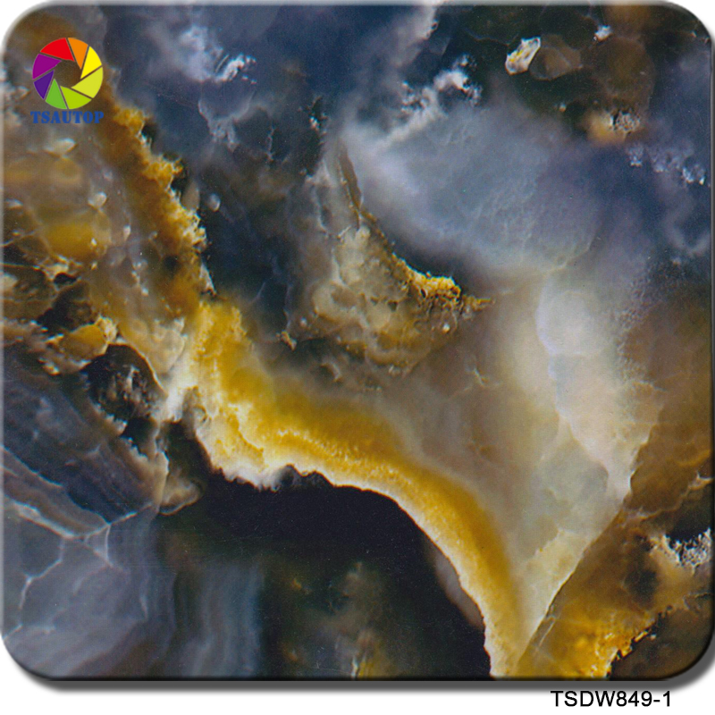 TSAUTOP Marble Design Hydro Dipping With Spray Paint Aqua Print ...